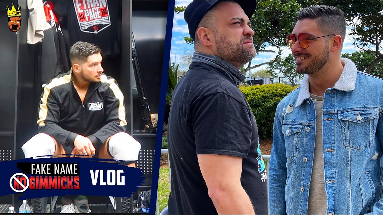 Ethan Page AEW Dynamite Debut Backstage Vlog - YouTube