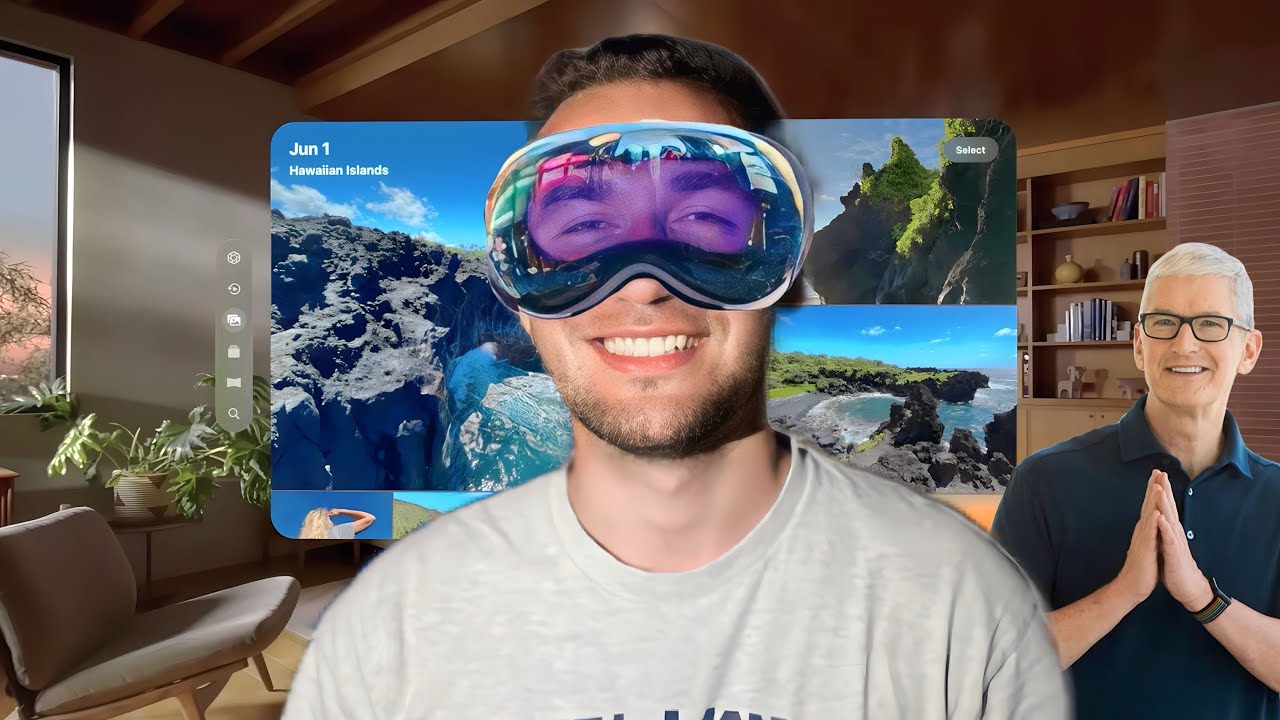 I Tried Apple Vision Pro with Tim Cook ! - YouTube