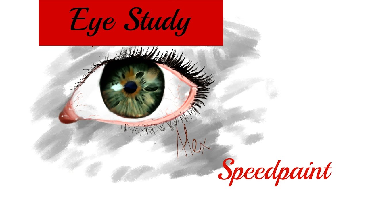Eye Study (Drawing Process) - YouTube