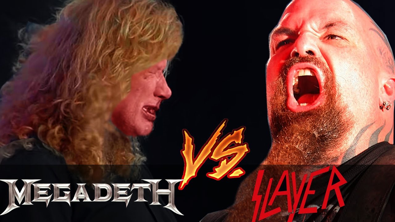 LA RIVALIDAD MEGADETH CONTRA SLAYER EN CLASH OF THE TITANS - YouTube
