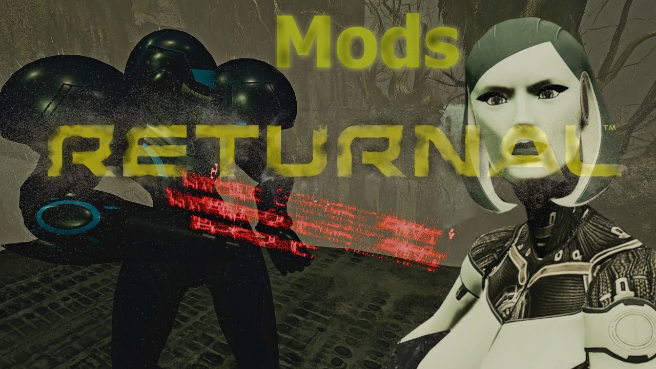 Returnal Mods Black Blue Metroid Armor + EDI from Mass Effect - YouTube