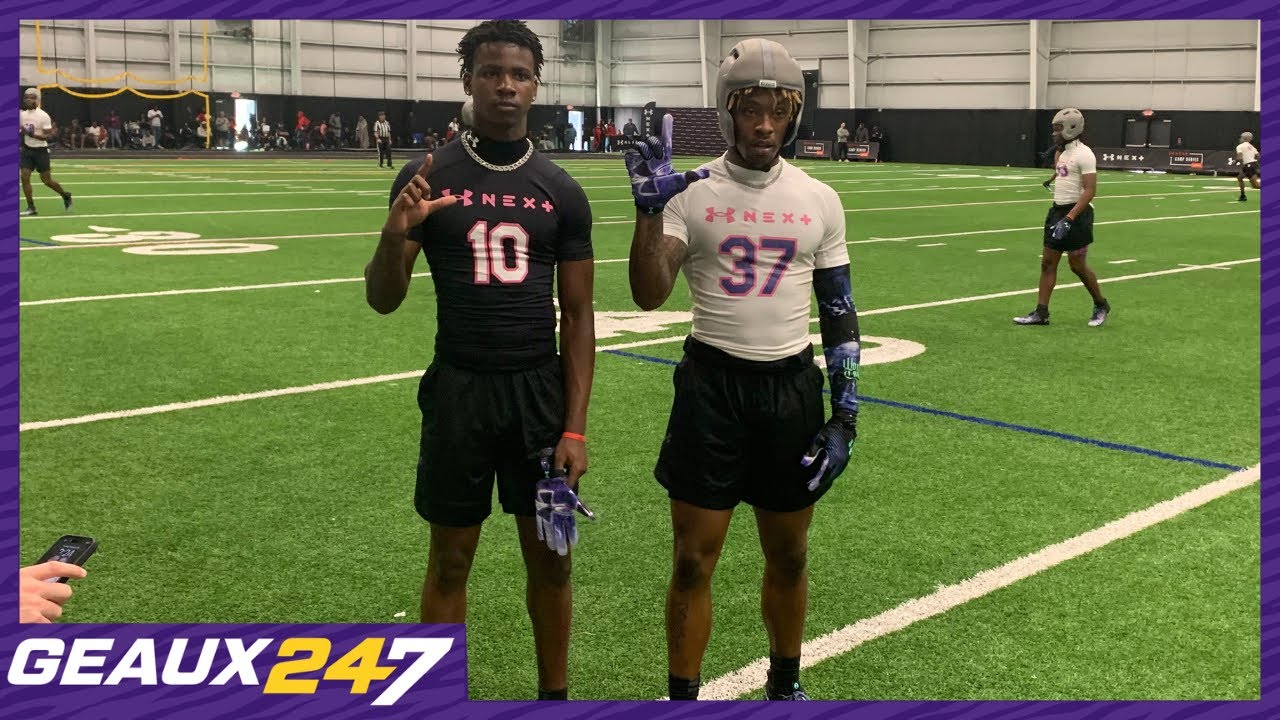 2024 LSU commits Zion Ferguson and Jo Jo Stone recap the Under Armour ...