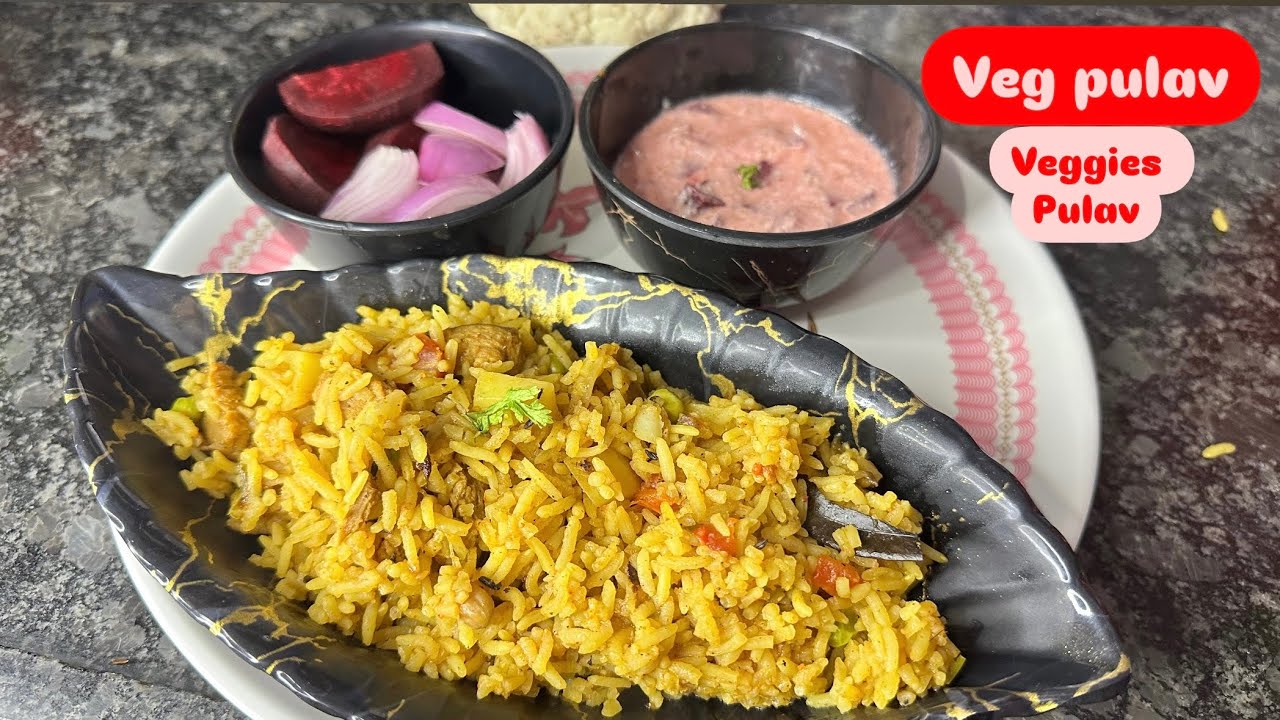 Flavorful Veg Pulav: A One-Pot Wonder | Quick and Healthy Veggie Pulav ...