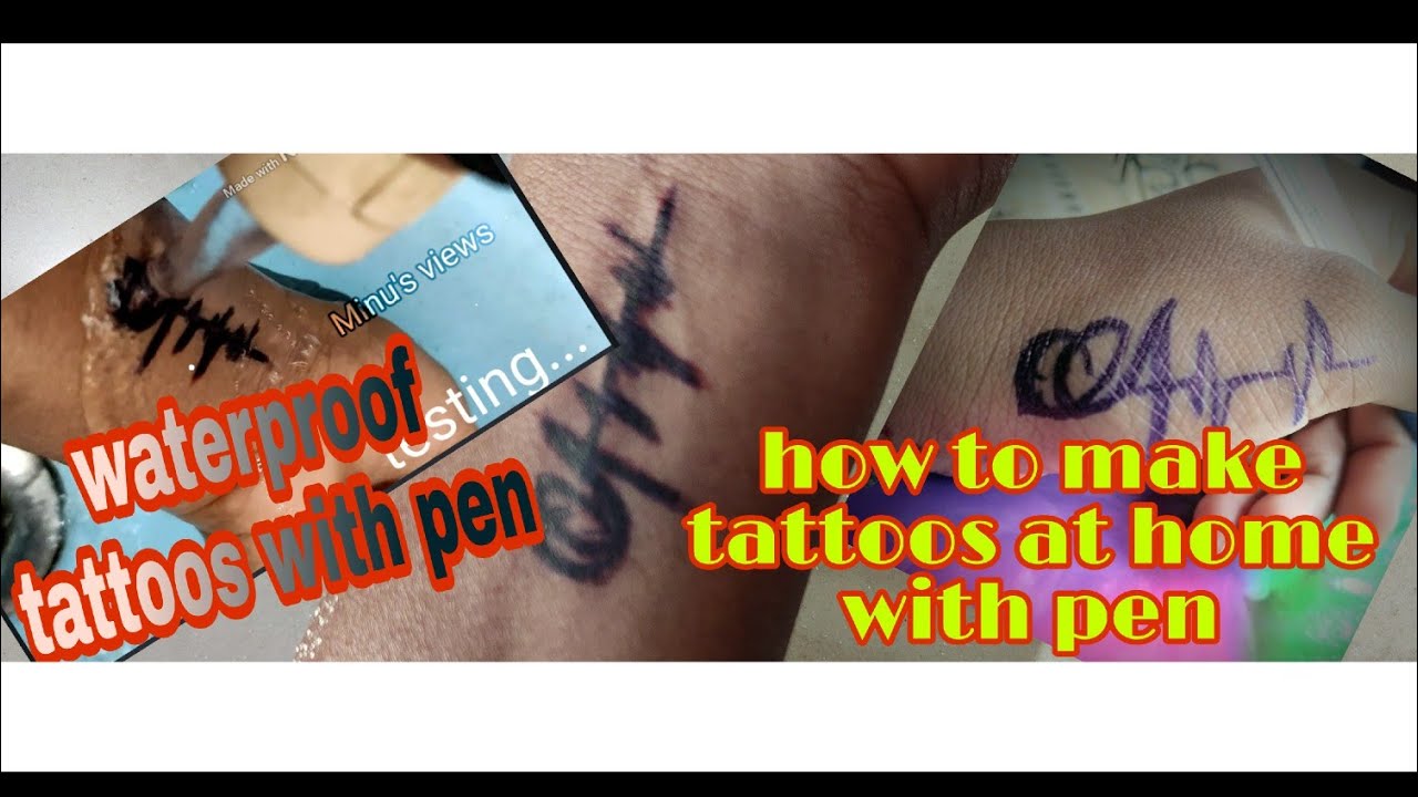 #waterproof tattoos🔥 ##temporary tattoos#How to make tattoo at home ...