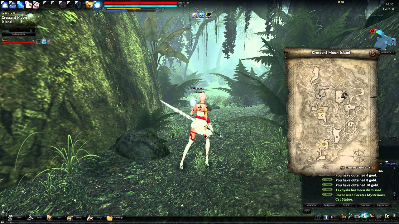Vindictus (Mabinogi Heroes) - Arisha Solo Crescent Moon Island - YouTube