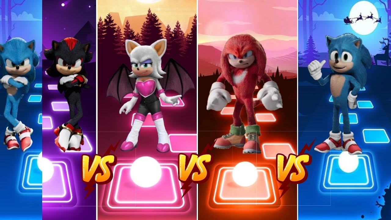 SONIC - SHADOW VS AMY VS HEDGEHOG VS SONIC || TILESHOP EDMRUSH - YouTube
