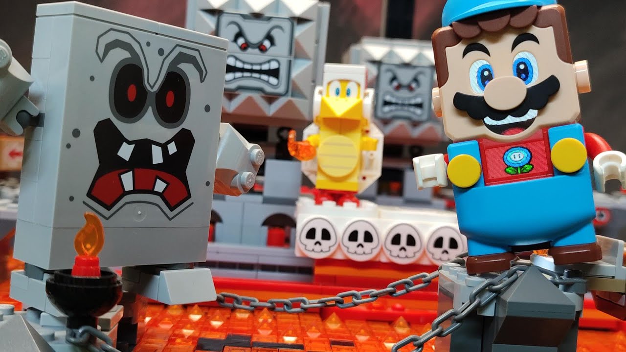 LEGO Mario ICE vs Fire Power UP vs MOC - YouTube