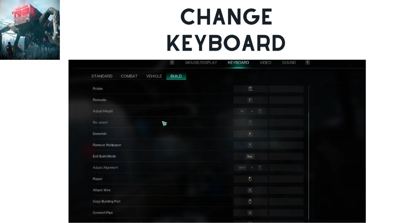 How to Change Keyboard Settings in Once Human - YouTube