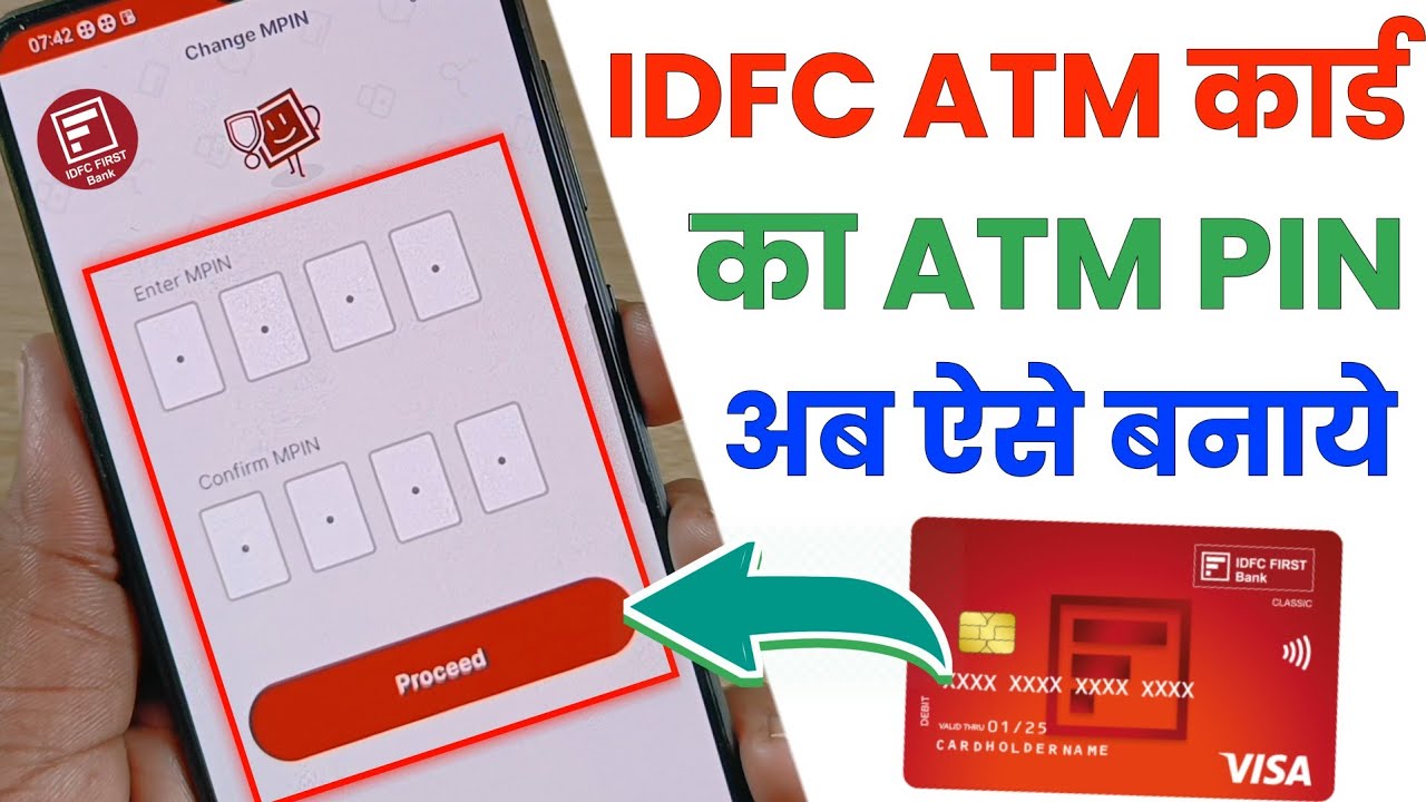 IDFC First Bank ATM Pin generat kaise kare 2025 || How To Create Pin ...