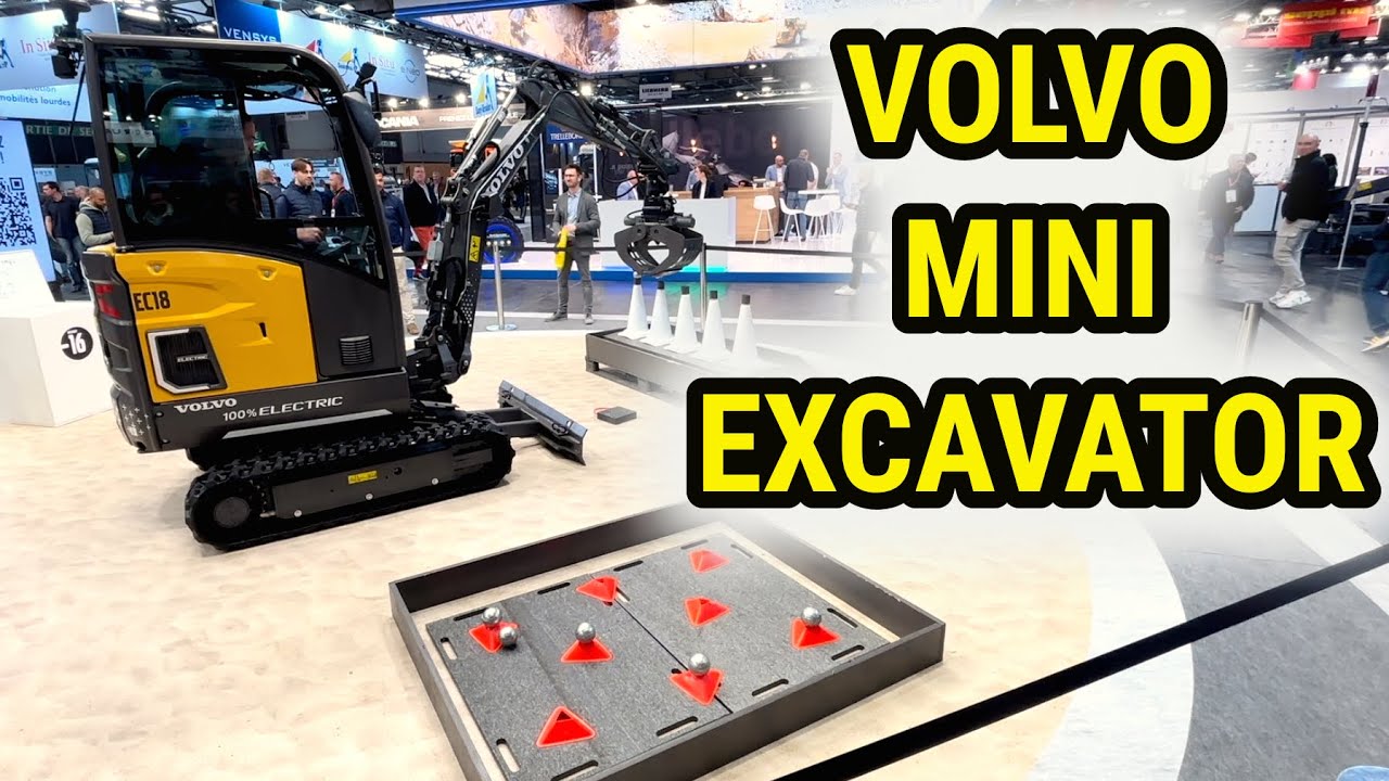 Volvo Mini Excavator - Paris 2024 Intermat - YouTube