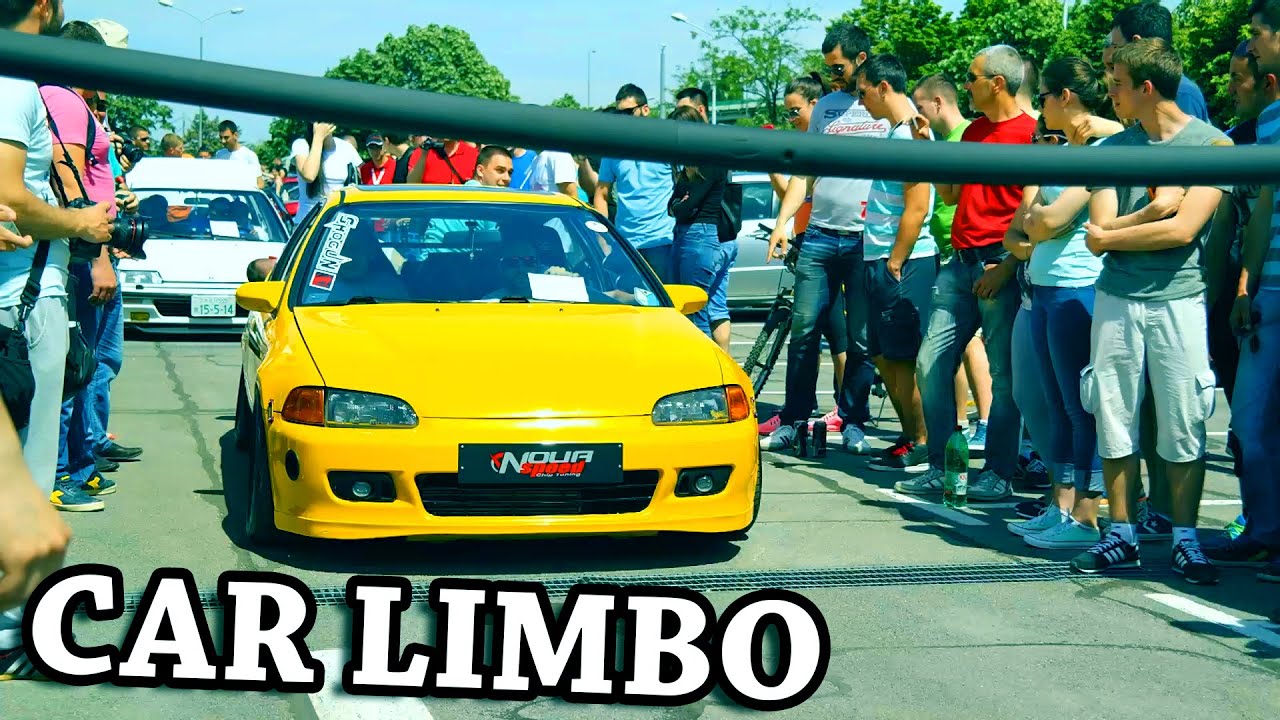 Jap Car Meet - Crazy Car Limbo Contest 2015 - YouTube