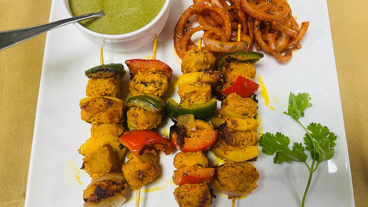 प्रोटीन से भरपूर सोयाबीन टिक्का बनाएं, जानें आसान रेसिपी!! Chef Chandan ...