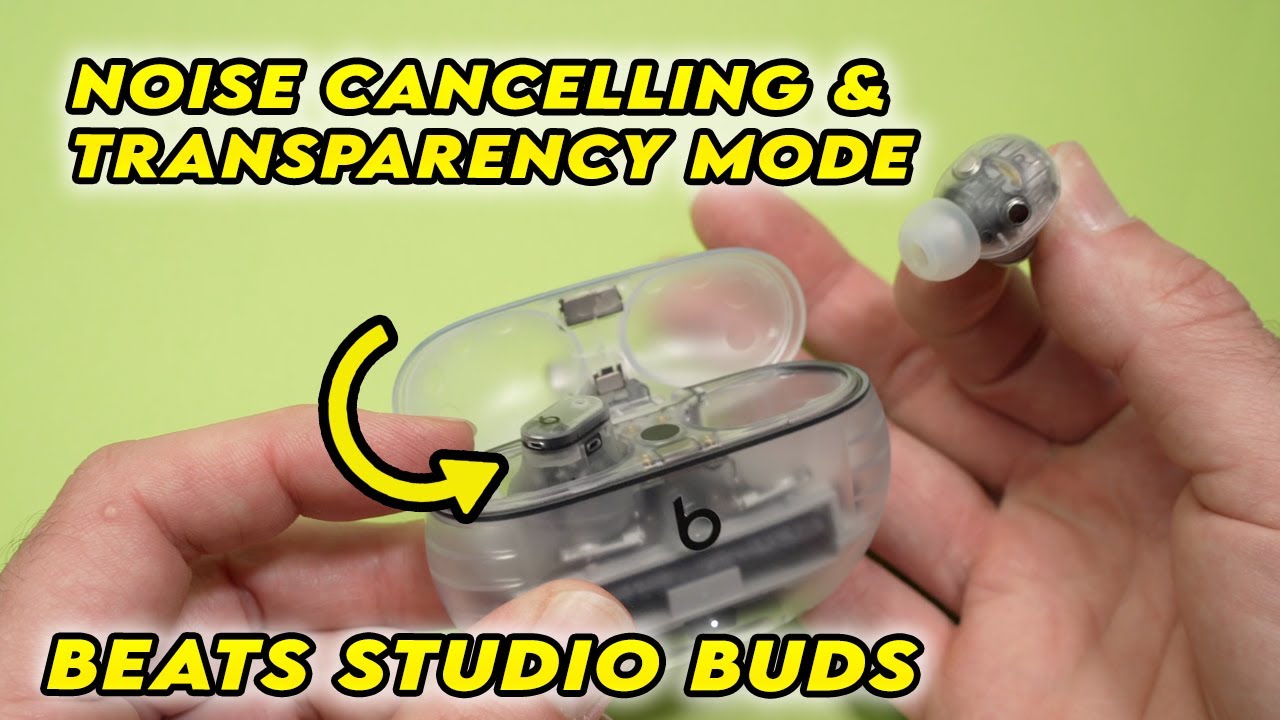 Beats Studio Buds: How to Switch Between Active Noise Cancelling & Transparency Mode - YouTube