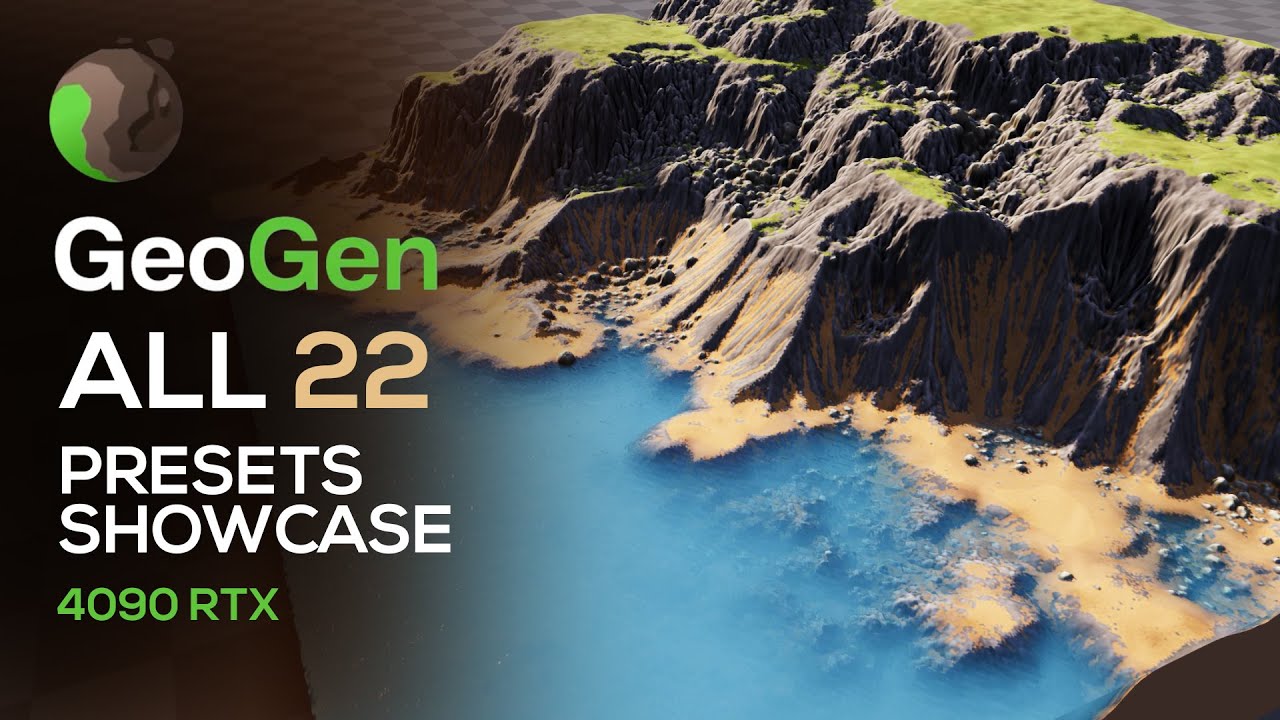 GeoGen: ALL 22 Presets Showcase (GPU-Accelerated Terrains & Planets) on ...