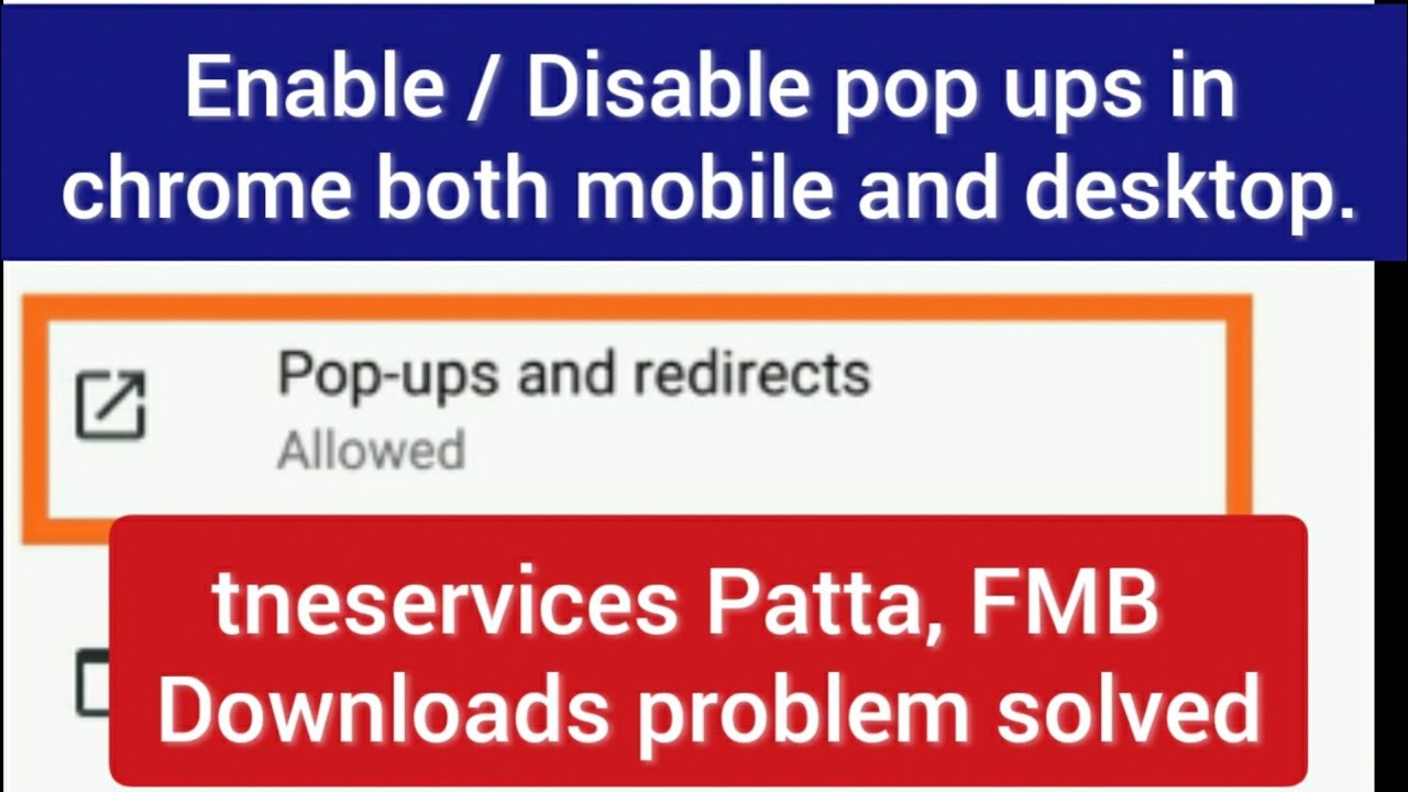 How To Enable Disable Pop Ups In Chrome Tneservices FMB Not Downloaded How To Enable Disable Pop Ups In Chrome Tneservices FMB Not Downloaded