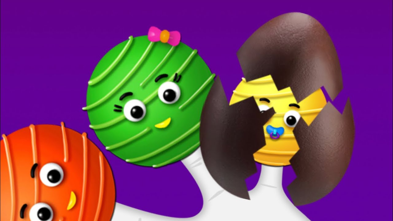 Daddy Finger Family Song Nursery Rhyme | Cake Pop Finger Family Games ...