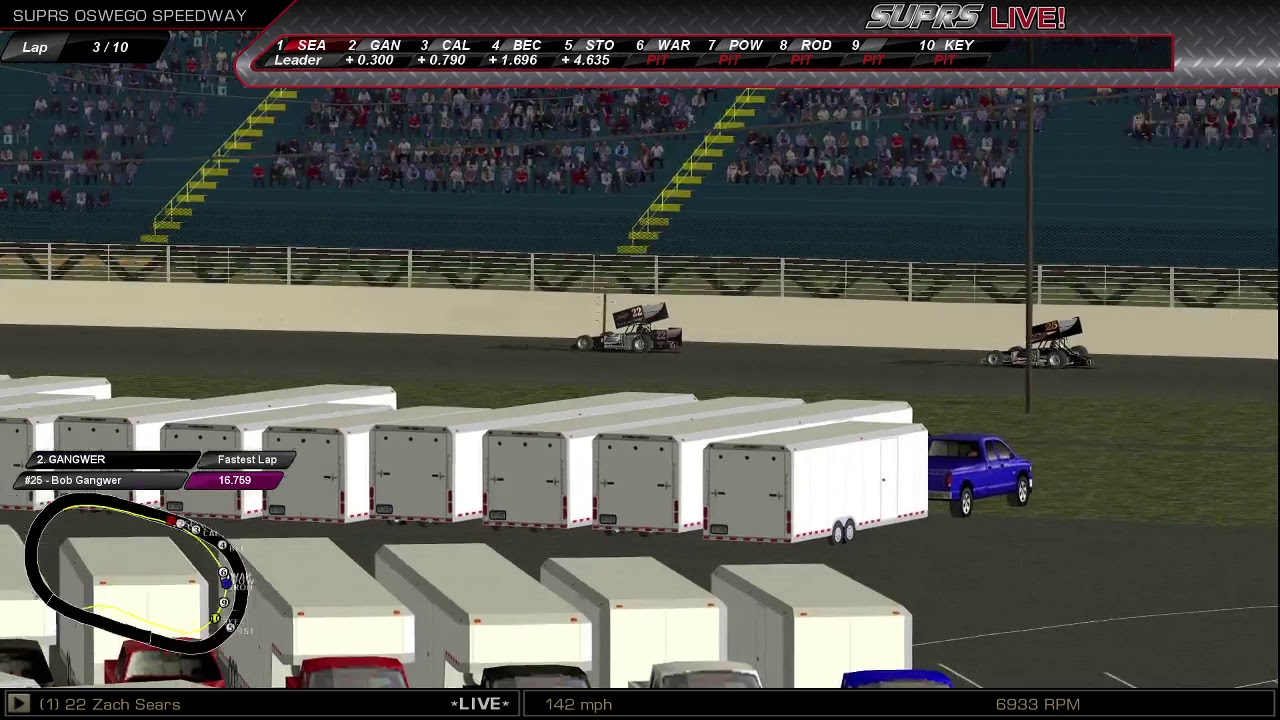 2020 Wing Supermodified Mid-Season Championship Heat Race Oswego ...