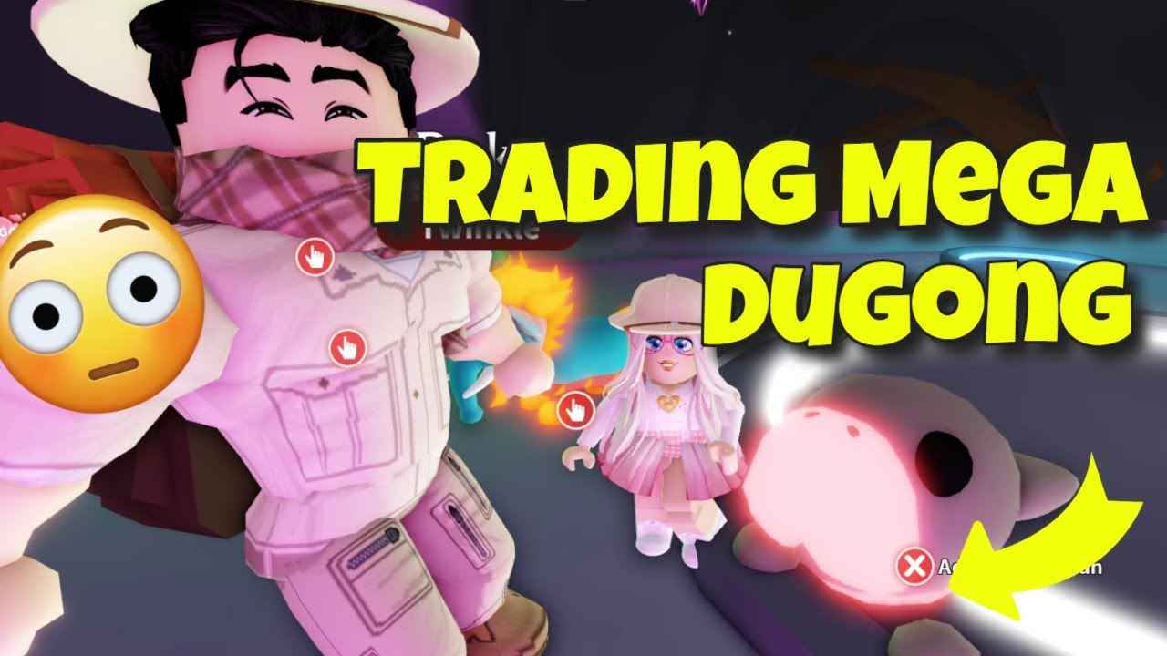 TRADING MEGA DUGONG in Adopt Me! | ROBLOX - YouTube