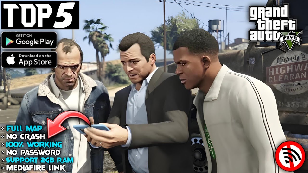 Top 5 New GTA 5 Fan Made Games On Play Store Under 100MB [ With ...