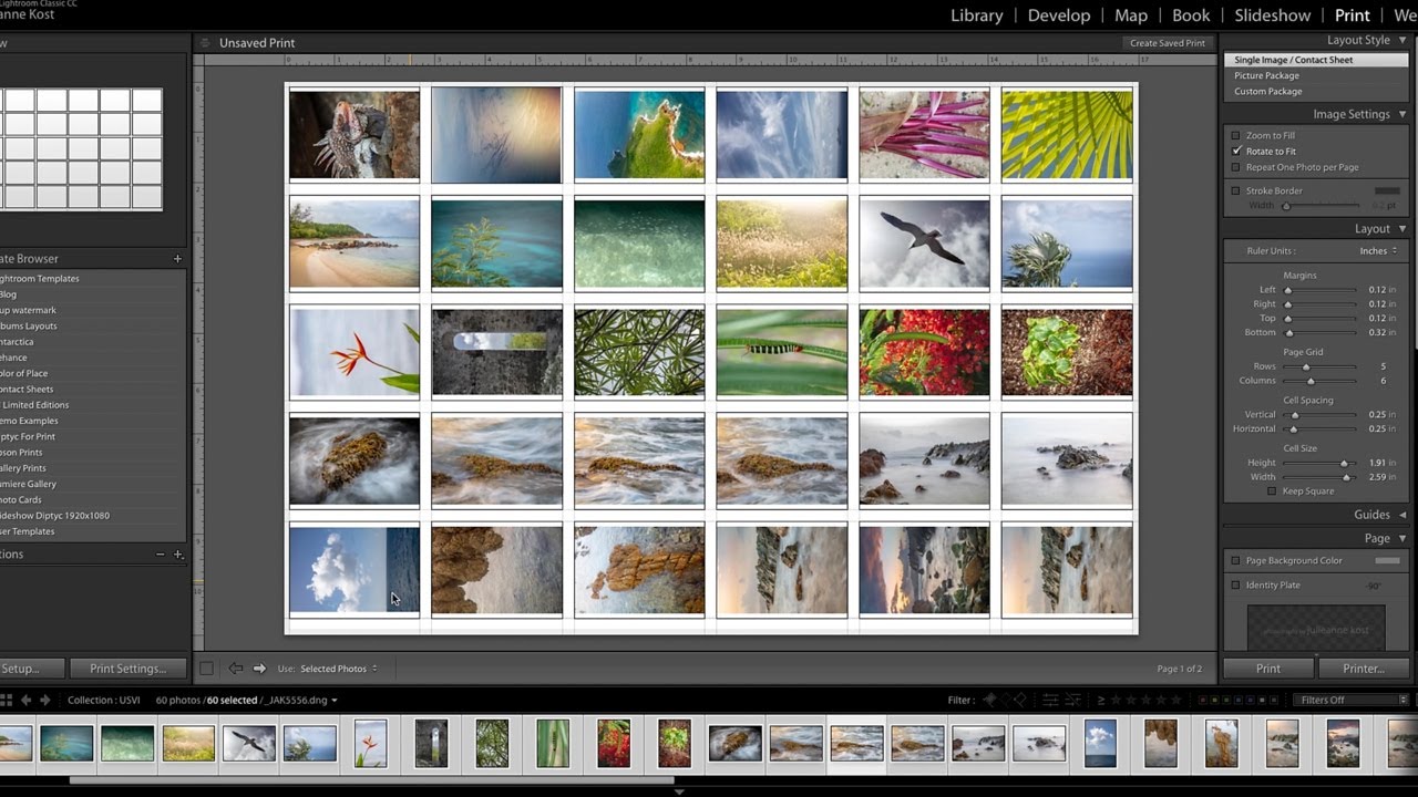 How To Print A Contact Sheet In Lightroom Classic By Julieanne Kost I how-to-print-a-contact-sheet-in-lightroom-classic-by-julieanne-kost-i