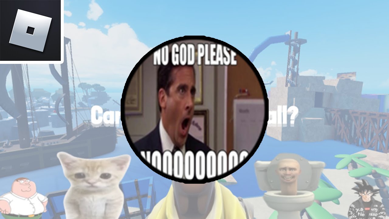 Roblox Find the Memes: how to get "'NO GOD PLEASE NOOOOOOO" badge - YouTube