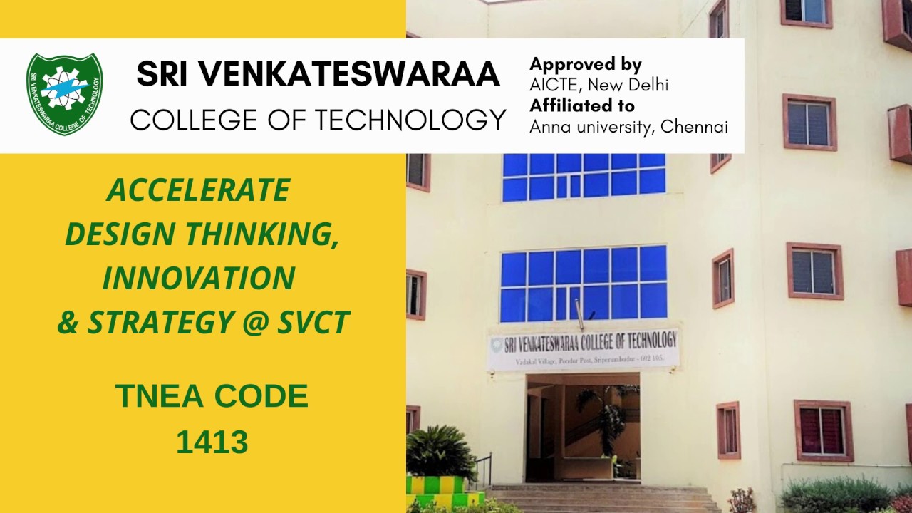SRI VENKATESWARAA COLLEGE OF TECHNOLOGY-SVCT - (TNEA CODE-1413) - YouTube
