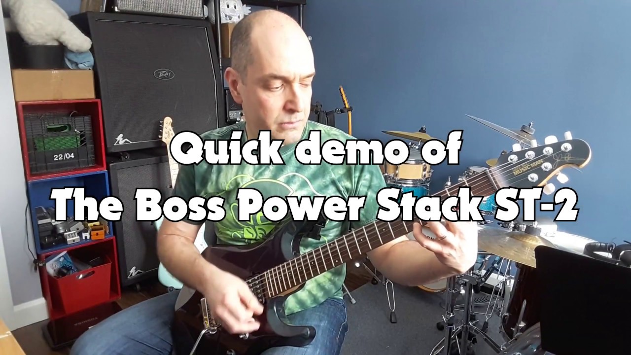 Boss Power Stack ST-2 quick demo - YouTube