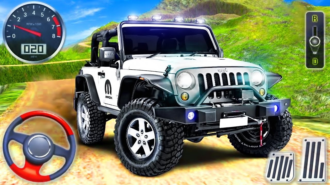 Offroad Jeep Car Driving Simulator - 4×4 Jeep Driver 3D - Android ...