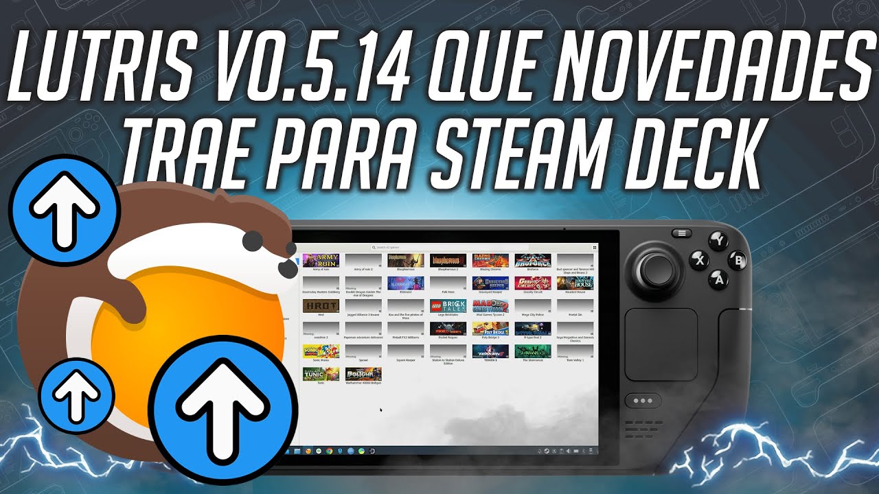 LUTRIS V0.5.14 QUE NOVEDADES TRAE PARA STEAM DECK - YouTube