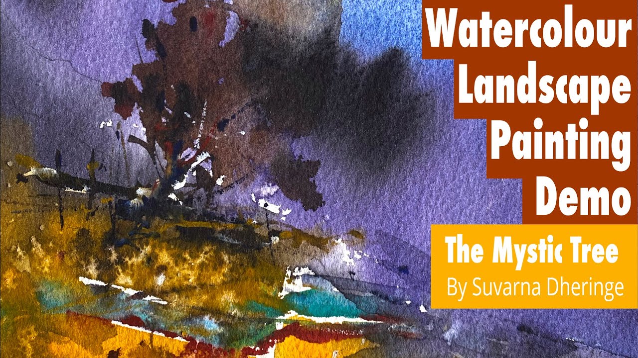 Watercolor painting techniques landscape | Spontaneous Landscape | by ...
