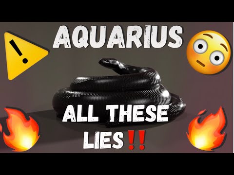 Aquarius:It’s A Snake🐍Too Many People Involved Here‼️They Think U Have ...