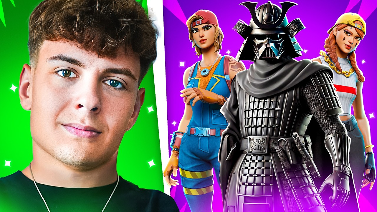 24 Skins Fortnite Pros Main.. (Clix, Peterbot, Bugha) - YouTube