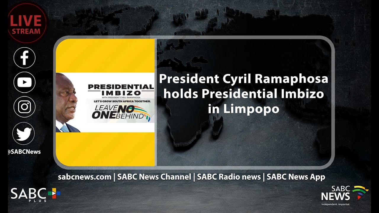 President Cyril Ramaphosa hosts Presidential Imbizo in Limpopo - YouTube