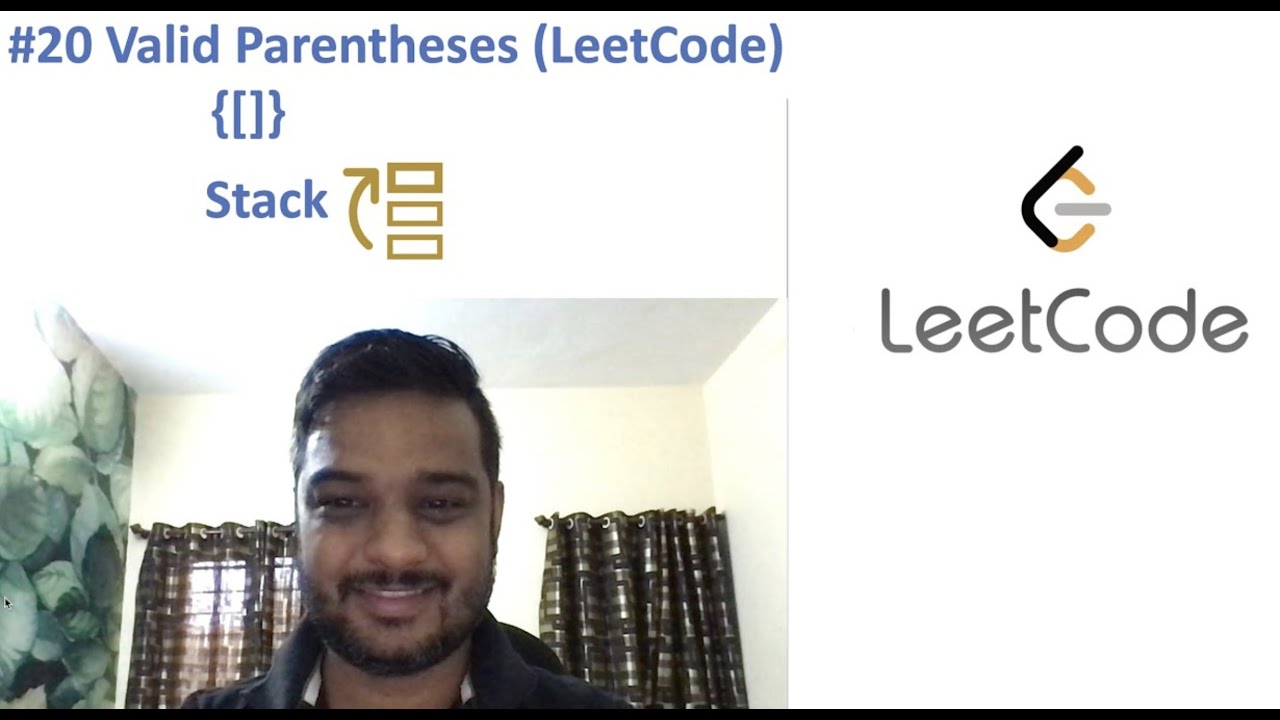 20. Valid Parentheses Leetcode - YouTube