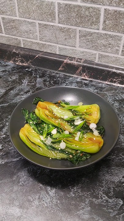 Бок-чой/пак-чой со своего огорода #рецепт #быстрыерецепты #овощи # ...