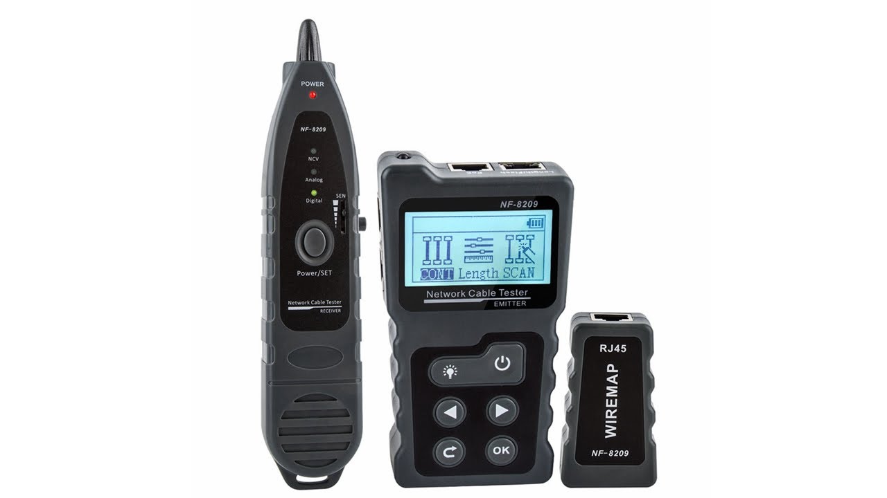 NF-8209 Multifunction Cable tracker| LCD cable locator | Product ...