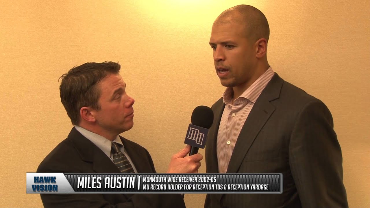 Miles Austin Jersey Retirement Celebration - YouTube