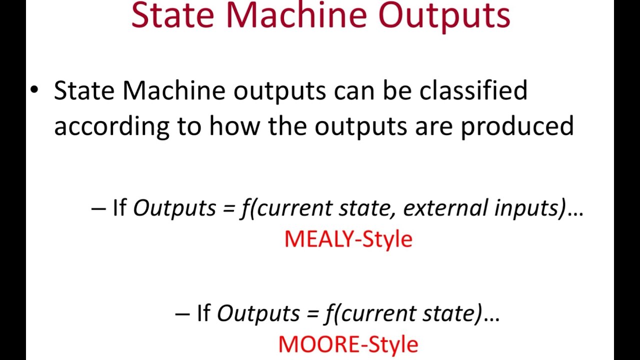 02 Finite State Machine | Moore Machine | - YouTube