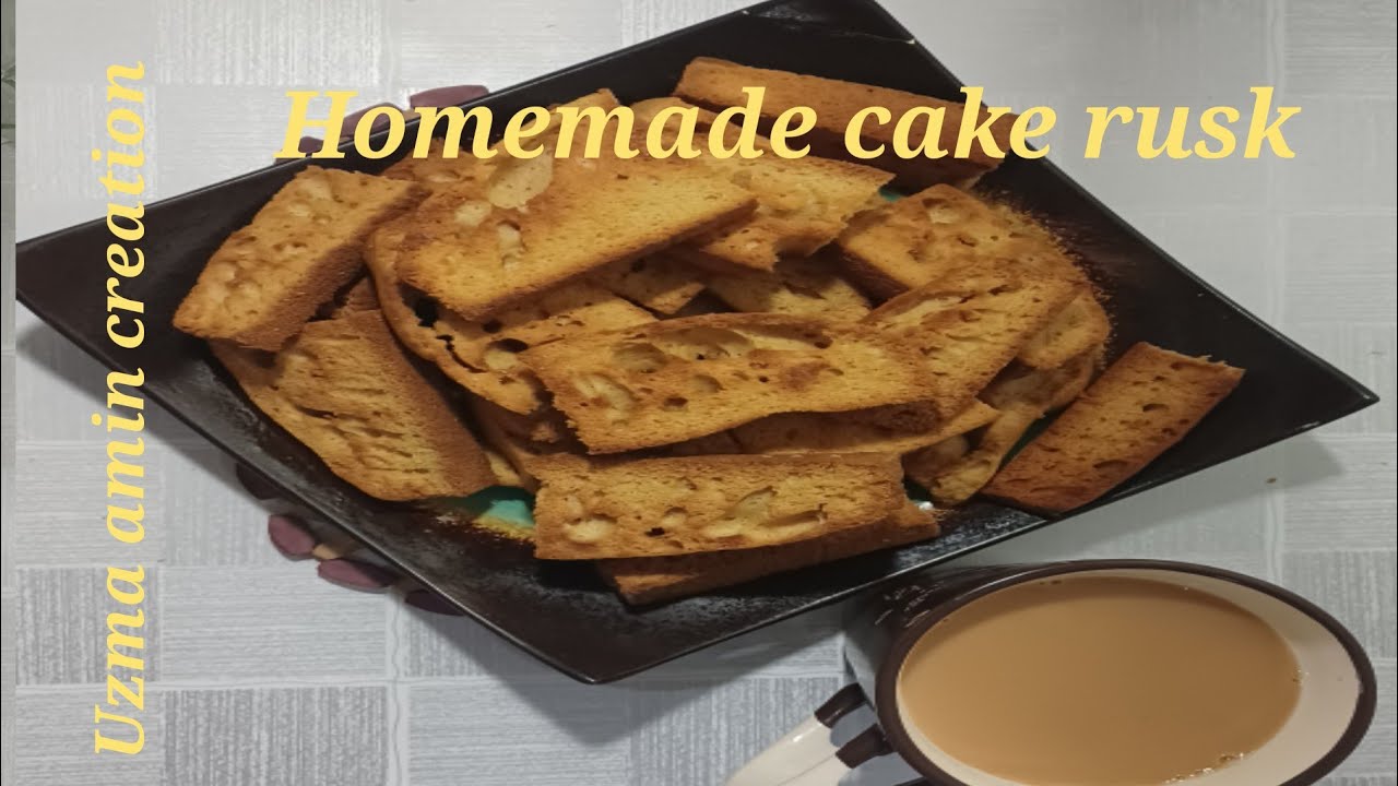 homemade cake rusk.video link in discription box - YouTube