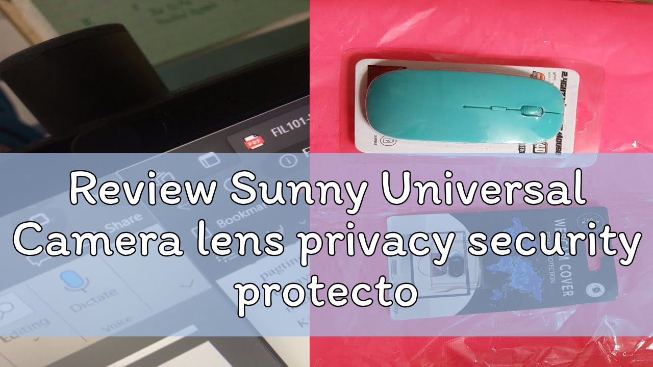 Review Sunny Universal Camera lens privacy security protector mobile ...