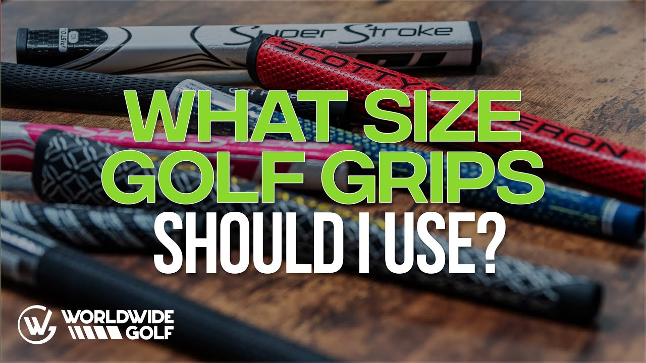 How To Choose The Best Golf Grip Size! - YouTube