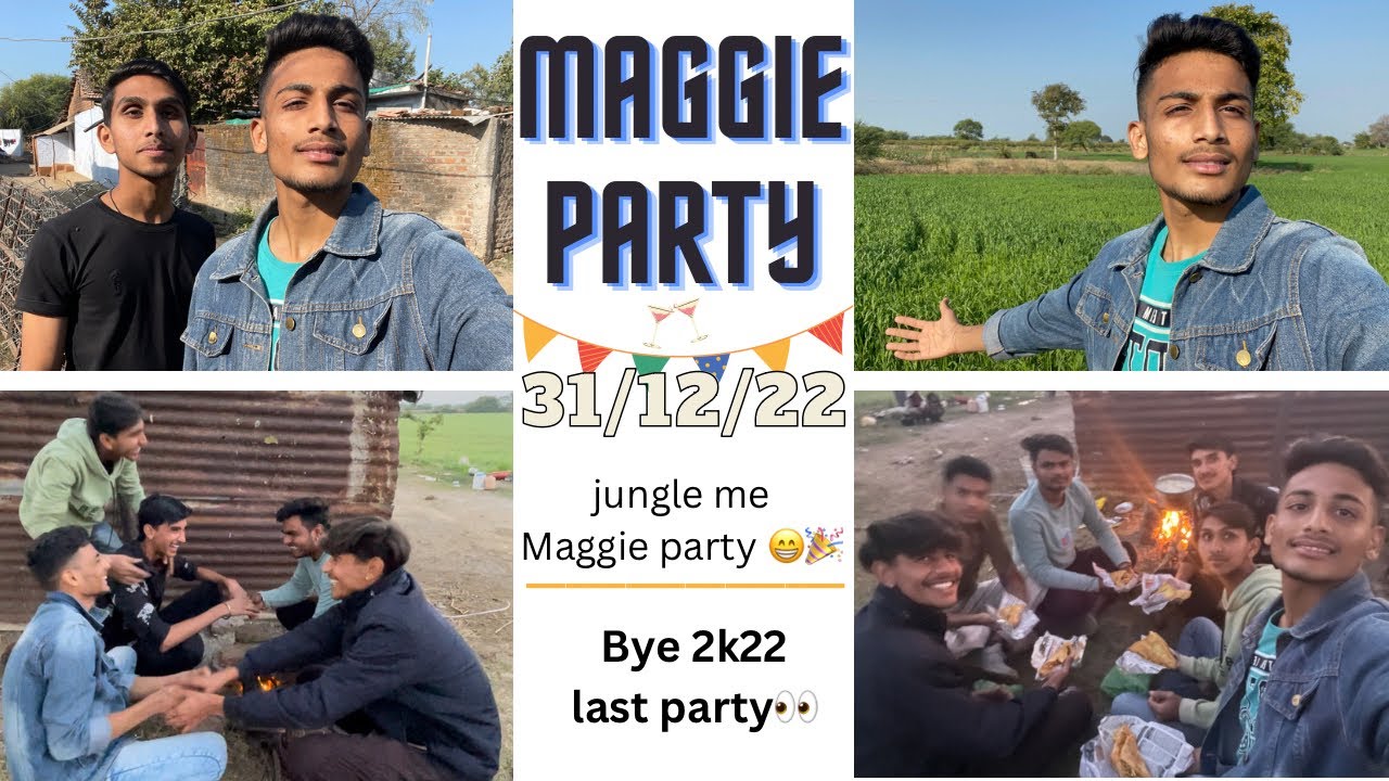 Maggi Party with friends || jungle me Maggie || Maggie party in ...