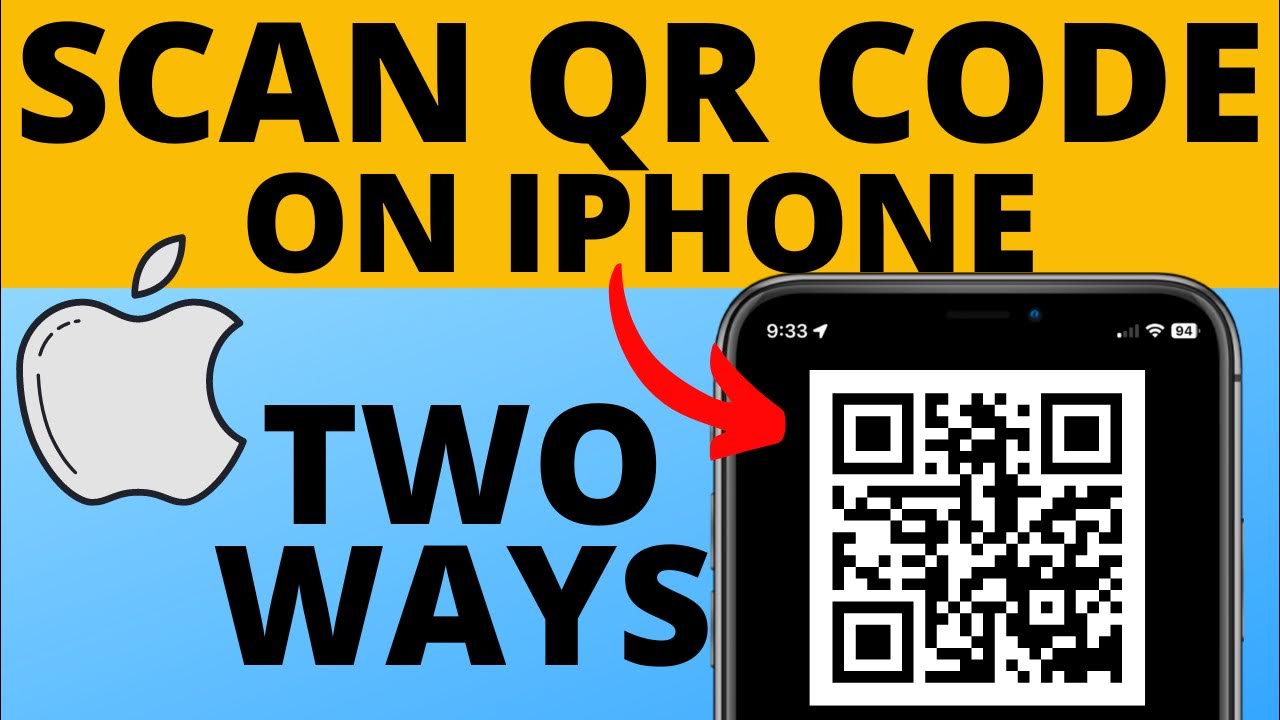 How to Scan QR Code on iPhone - 2 Ways - YouTube