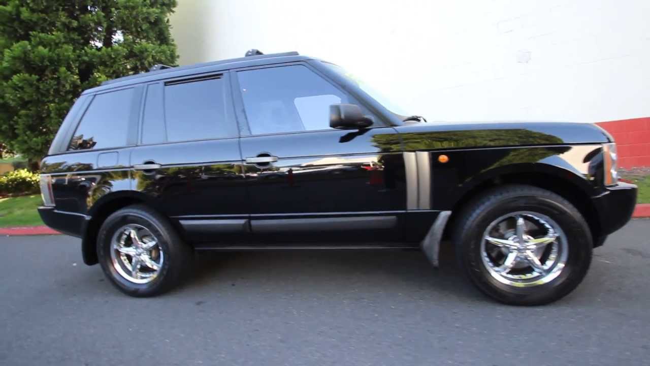 3A117032 | 2003 Land Rover Range Rover HSE | KirklandDCJ | Black - YouTube
