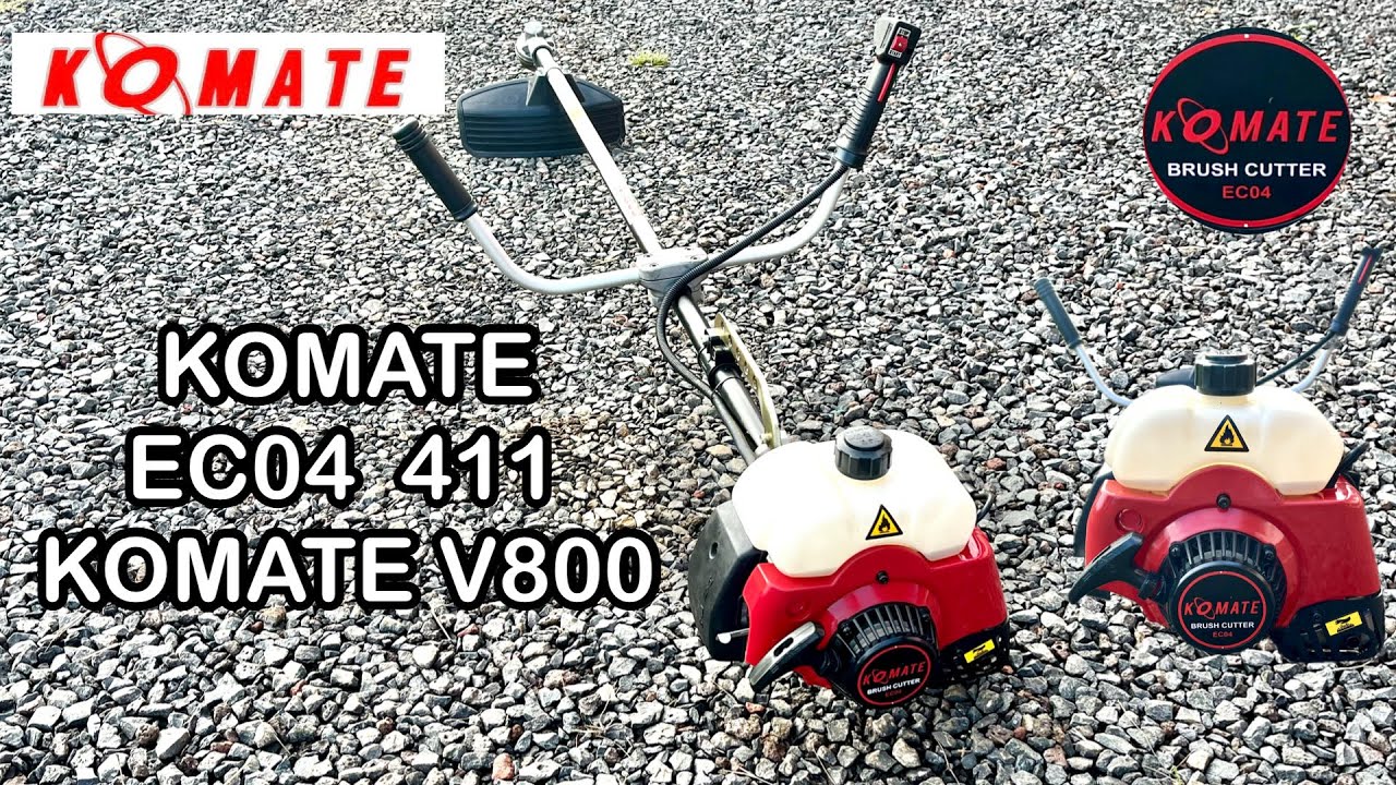 เครื่องตัดหญ้า KOMATE EC04 MORI KOMATE V800 - YouTube