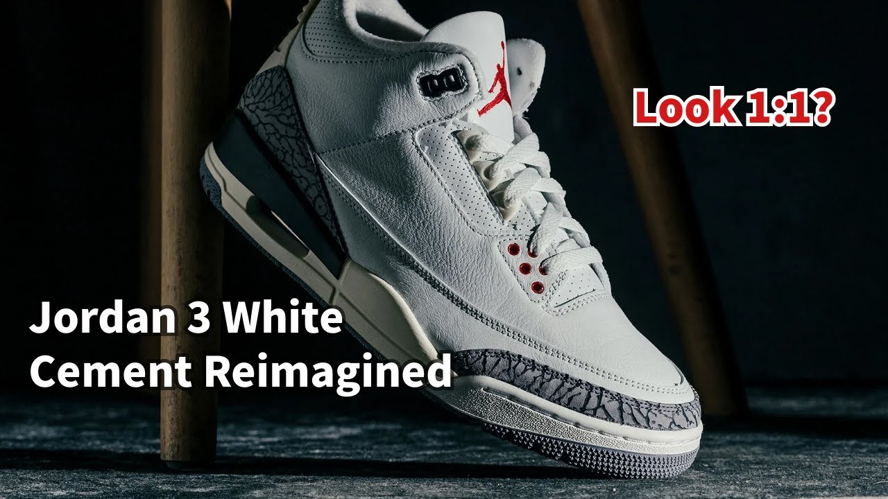Unboxing cheap Jordan 3 White Cement Reimagined from Stockx Kicks - YouTube