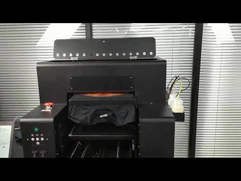 Full Automatic A3 DTG Printer - YouTube