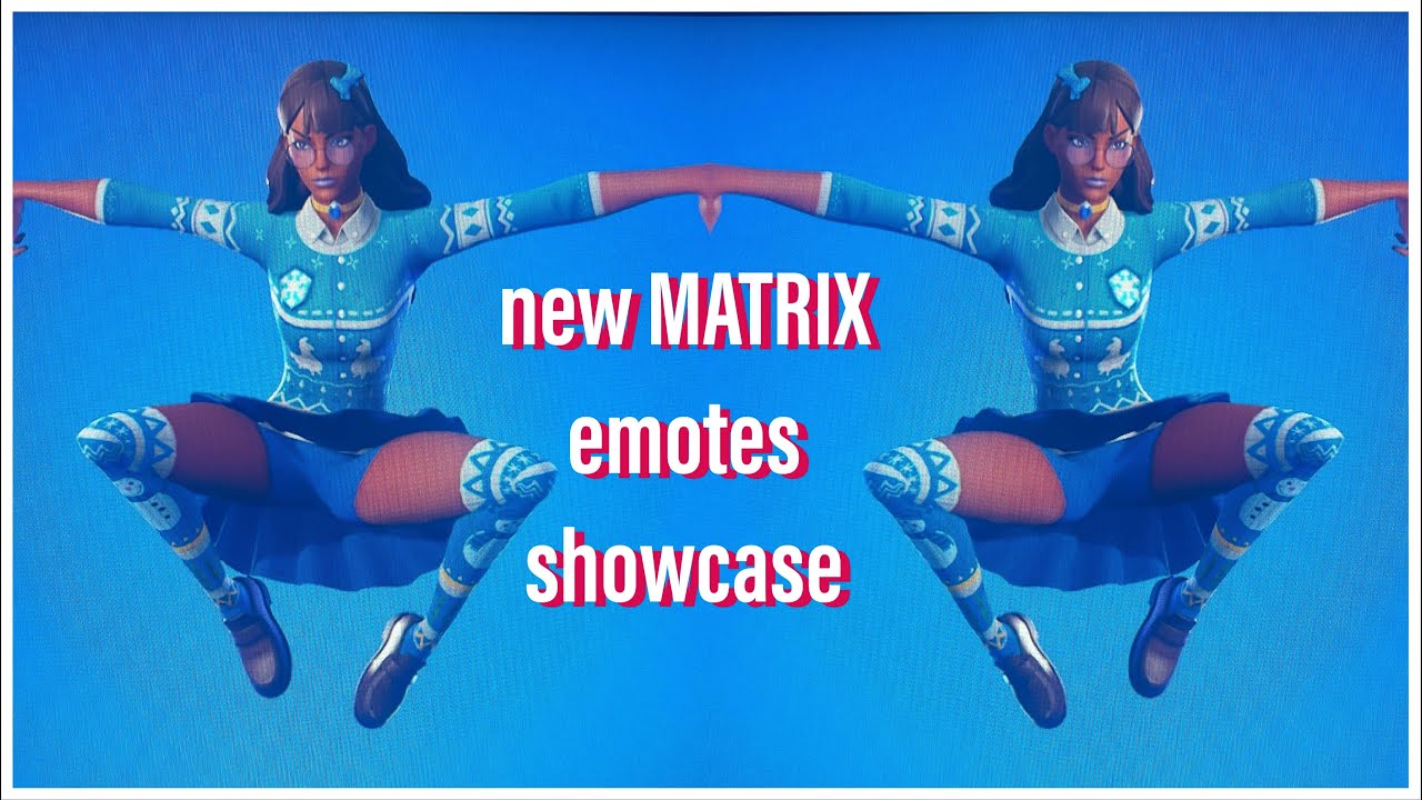 new TRINITY KICK and NEO BULLET TIME emote showcase with BLIZABELLE ...