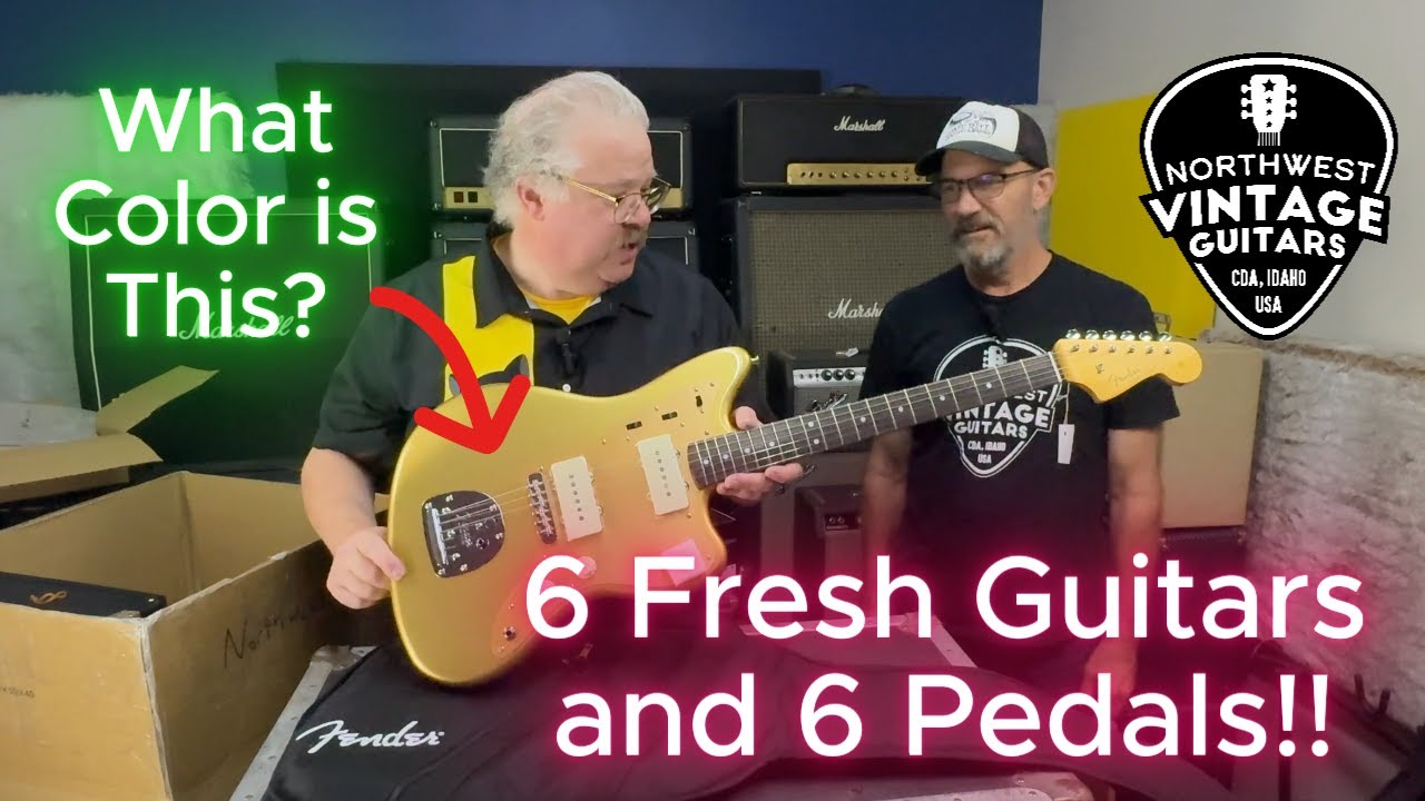 72 Strat Reissue, FSR Jazzmaster, 2 Charvels, and Scott MacPhee - YouTube