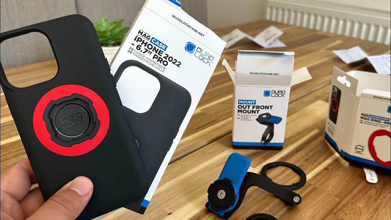 Unboxing Quad lock case , mount and accessories - YouTube